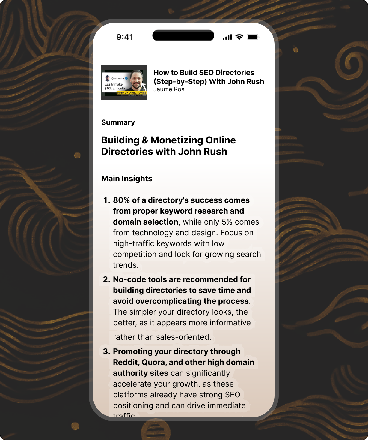 Lupra - AI-Powered Podcast & Video Summaries